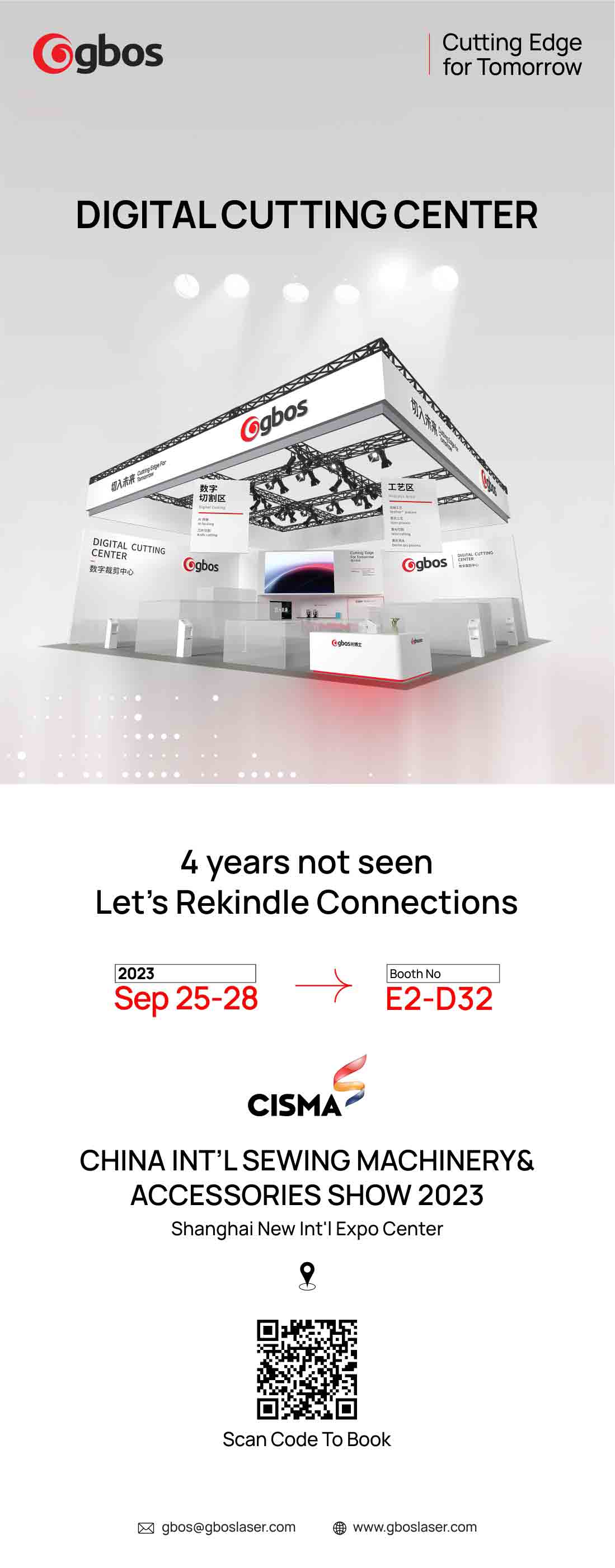 CISMA 2023∣GBOS With You, Cutting Edge for Tomorrow! | GBOS CUTTER